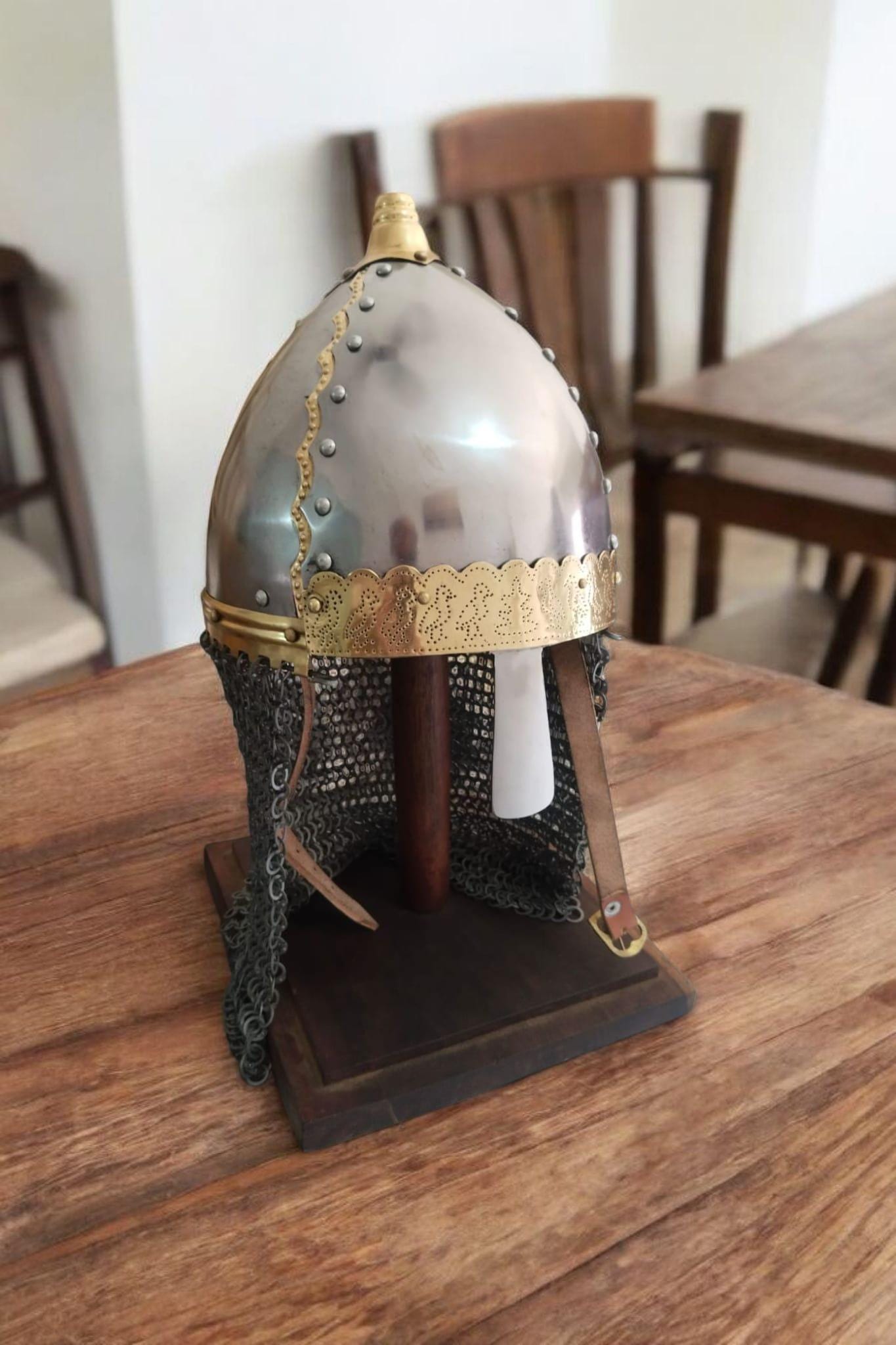 Birka Helmet, Viking Helmet for Medieval Reenactment – MedievalTents