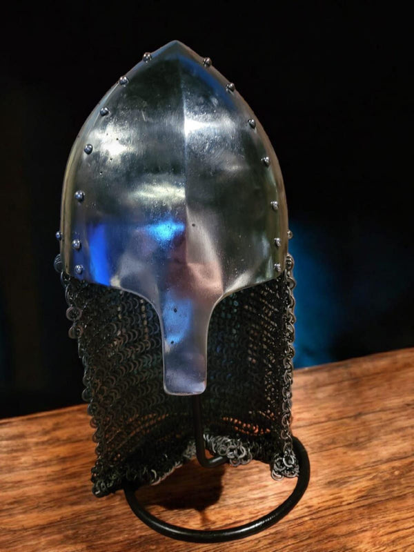 Conical Nasal Helmet, Medieval Helmet for Reenactment – MedievalTents
